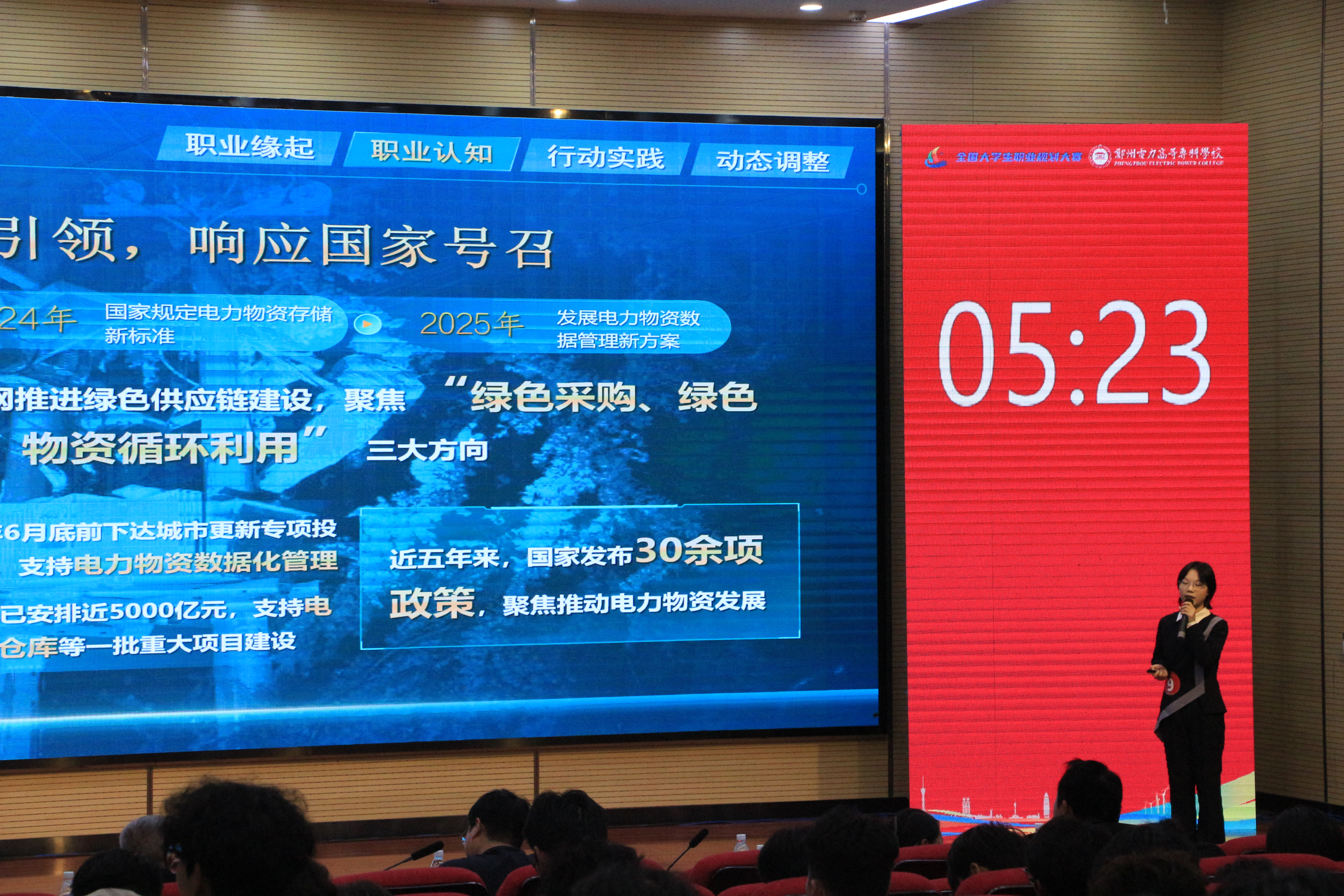以赛赋能 规划领航 —— 学校成功举办2025年大学生职业规划大赛-郑州电力高等专科学校